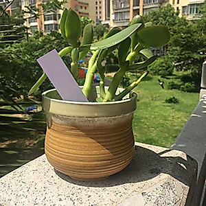 100 Pcs 4 Inch Plastic Nursery Garden Stake Tags Plant Seed Garden Labels Pot Marker White