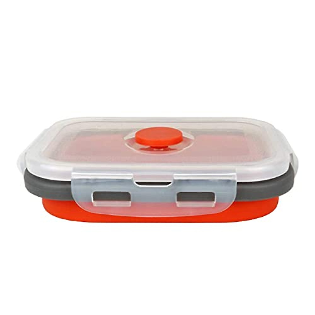 CARTINTS Set of 3 Collapsible Food Storage Containers Collapsible Silicone Bowls, Silicone Lunch Containers with Airtight Lids, Microwave and Freezer Safe, 500ml