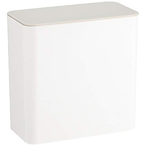 Yamazaki Home Plate Magnetic Detergent Pod Container closet storage and organization systems, One Size, White