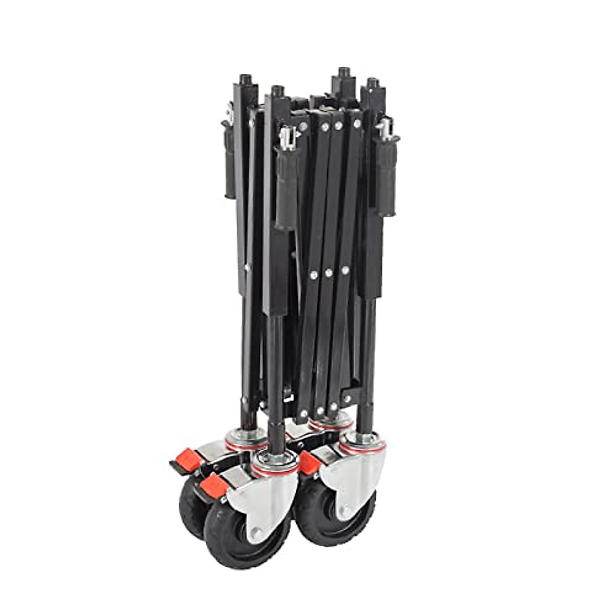 Coffin Trolley, Iron Coffin Bracket Funeral Funeral Coffin Rack Trolley, Telescopic Coffin Trolley Bracket for Funeral Transport,A