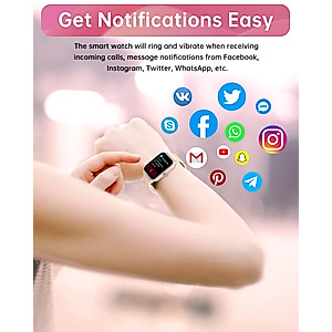 Smart Watches for Men Women (Answer/Make Call), Alexa Built in, 1.8" Full Touch Screen Fitness Tracker with Heart Rate SpO2 Sleep Monitor IP68 Waterproof Smart Watch for iPhone Android Phones, Pink