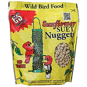 C & S CS06110 Sunflower Suet Nuggets, 27-Ounce