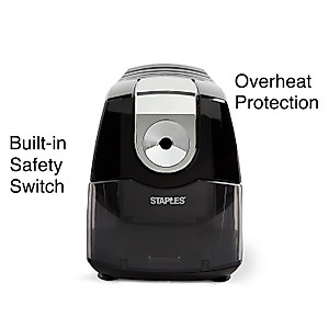Staples 356332 Power Extreme Electric Pencil Sharpener Heavy-Duty Black (21834)
