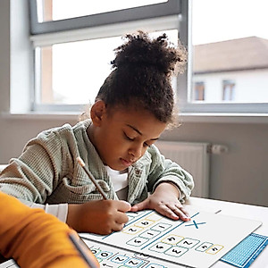 Set of Dry Erase Multiplication and Division Practice White Board, 8" x 12" 2-Digits Mathematics Board with a 4" x 2.5" Multiplication Chart Board for Kids Students, Classroom and Home.