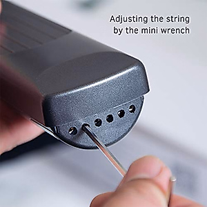 Pocket Guitar Chord Practice Tool, Portable Guitar Neck for Trainer Beginner w/a Rotatable Chords Chart Screen (Battery Included)