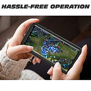 Pakoyi Samsung Galaxy S8 Plus Case, Full Body Bumper Case Built-in Screen Protector Slim Clear Shock-Absorbing Dustproof Lightweight Cover Case for Samsung Galaxy S8 Plus (Black/Clear)