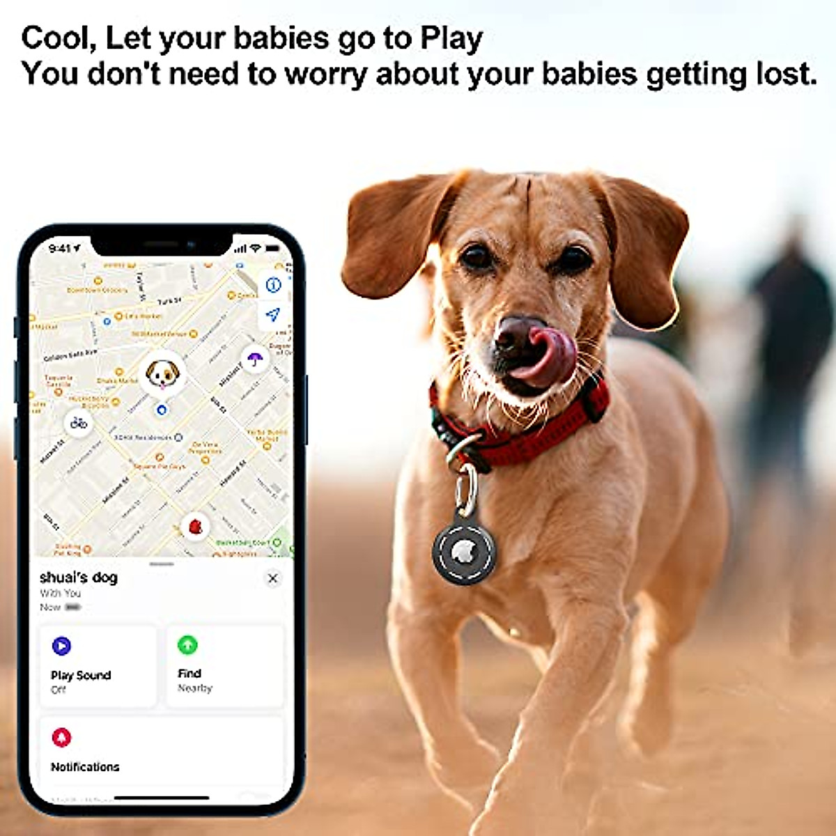 Migeec AirTag Holder Soft Silicone AirTag case 4 Pack AirTag Keychain Accessories Easy to Attach to Wallets, Keys, Pet Collars (Black)