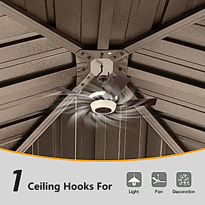 12' x 12' Hardtop Gazebo Outdoor Aluminum Gazebos Grill with Galvanized Steel Double Canopy for Patios Deck Backyard,Curtains&Netting by domi outdoor living