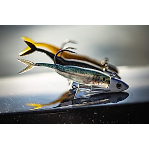 Berkley PowerBait The Champ Minnow Fishing Soft Bait, HD Rainbow Shiner, 3.4in