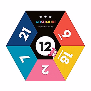 Evermade Adsumudi Math Game - The Monstrously Fun, Smart Game for Kids to Practice Multiplication, Division, Addition and Subtraction - Great for Kids Ages 8-12