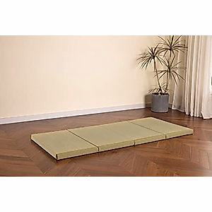 MustMat Tatami Mat Thick Japanese Floor Mattress Rush Grass Tatami Bed Twin 35.4" x 78.7" x 1.8"