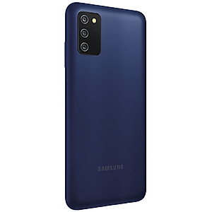SAMSUNG Galaxy A03S (64GB, 4GB) 6.5" HD+, 5000mAh Battery Dual SIM GSM Unlocked 4G LTE (T-Mobile, AT&T, NOT Metro, Global) International Model A037M/DS (w/Fast Car Charger, Blue)