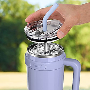 Sursip 50 oz Mug Tumbler,Stainless Steel Tumbler Mug with Non-Removable Handle–Keeps Drinks Cold up to 24 Hours–Sweat Proof, Dishwasher Safe,BPA Free-Mild Mint