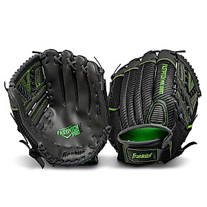 Franklin Sports Softball Glove - Windmill Fastpitch + Slowpitch Softball Glove - Green Softball Mitt - Right Hand Throw Adult + Youth - 13", Lime