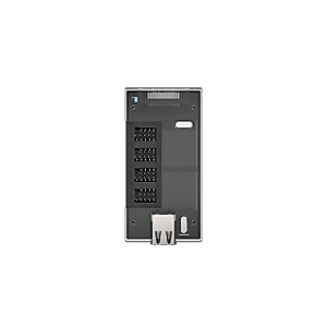 Micro Connectors S08-303-IA - Acrylic Internal USB 2.0 Hub with Magnetic Base - 5 USB 2.0 Ports Expansion