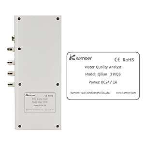 Kamoer QiJian3 Smart Digital Water Quality Tester kit pH/ORP/EC/DO/Salinity/Temp 24H Online Monitor WiFi APP Remote Control for Aquarium Fish Tank Support Historical Data Recording