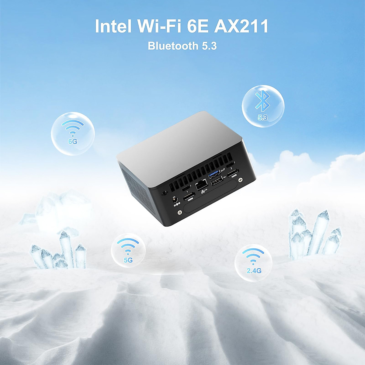 Intel NUC 12 Barebone Mini PC, Newest 12th Gen Core i5-1240P (12 Cores & 4.4GHz), Intel Mini Computer with WiFi 6E, 8K, Vesa Mounting Bracket (No RAM, No SSD, NO OS, Added Components Needed)