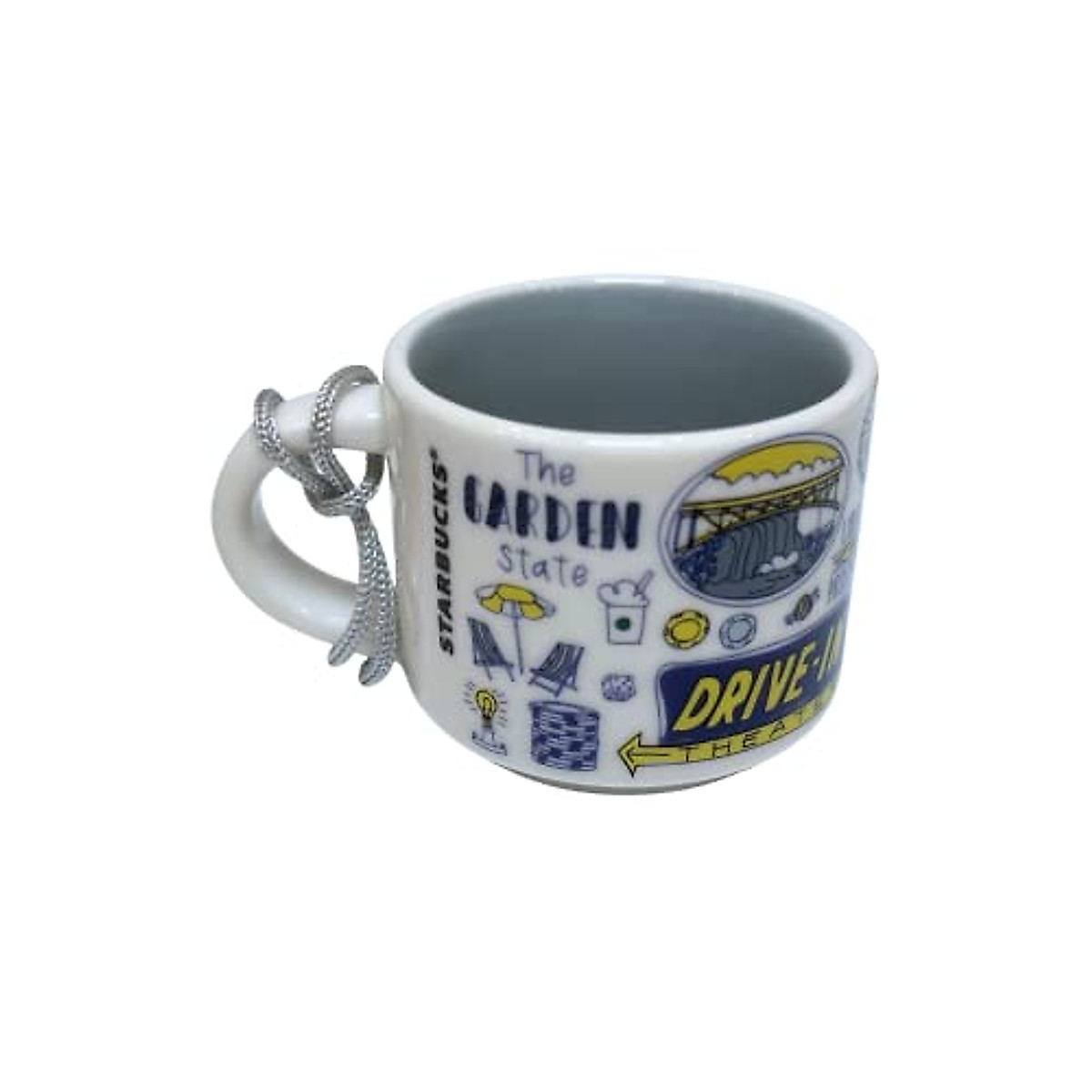 Starbucks Been There Series New Jersey Demitasse Ornament, 2 Oz