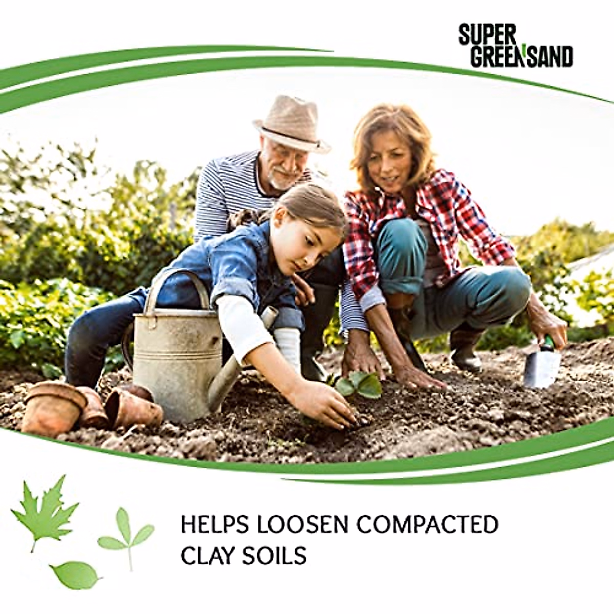 Super Greensand Powder, Soil Conditioner with 68 Minerals and Organic Trace Mineral Soil Additive Fertilizer That Will Supercharge Your Garden Soil, Plant Food, 44 Pounds.