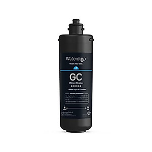 Waterdrop WD-10GC Under Sink Water Filter, Replacement for Waterdrop TSA & TSB & TSB CM 3-stage Under Sink Water Filter System