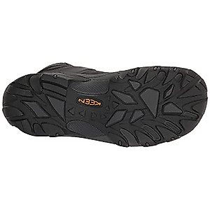 KEEN Men's Targhee 2 Waterproof Insulated Hiking Boot, Black/Black, 12