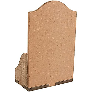 Juvale Wooden Perpetual Desk Calendar Wood Blocks, Flamingo Design (5.5 x 8.75 x 3 inches)