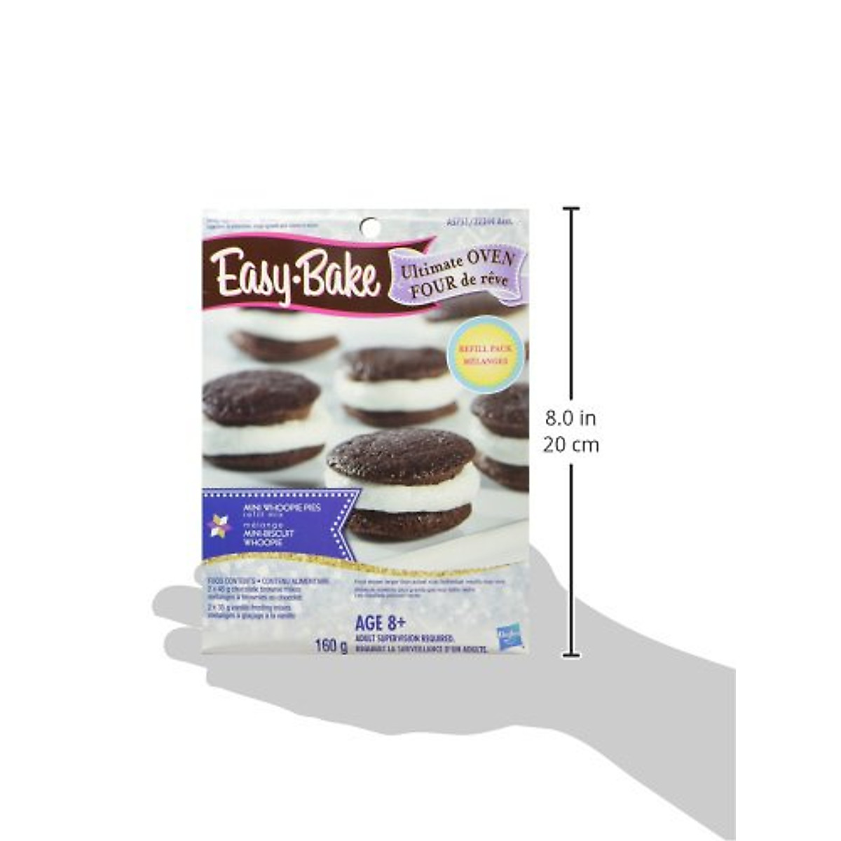 Hasbro Easy-Bake Refill Mini Whoopie Pie Mix, Net Wt. 5.6 Oz.