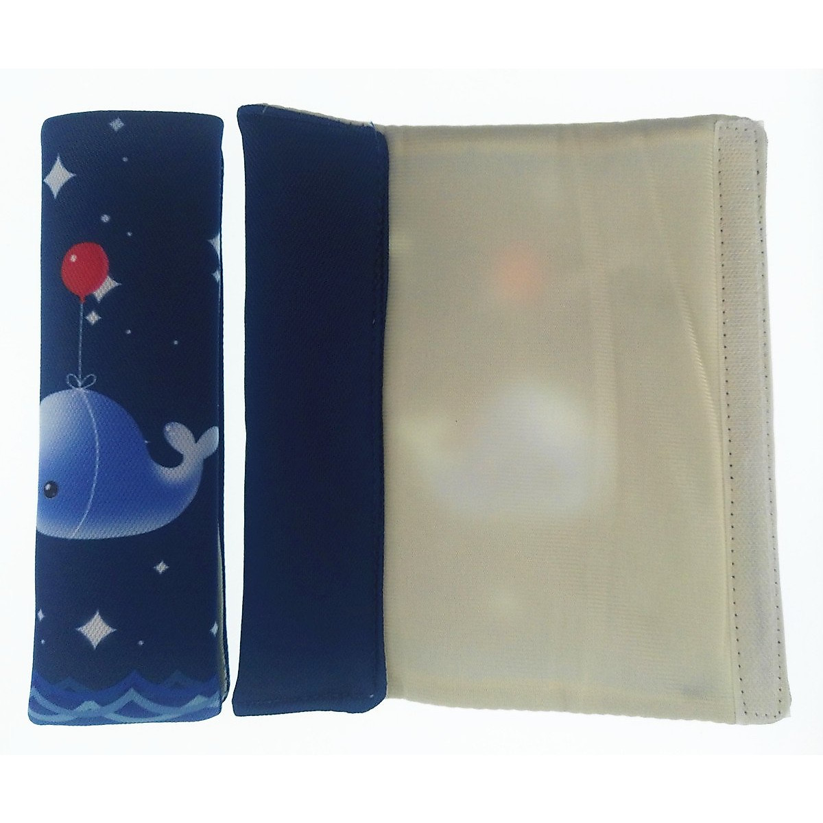 JBBERTH Auto Car Seat Belt Covers Shoulder Pads 2Pcs One Pair (Whale)