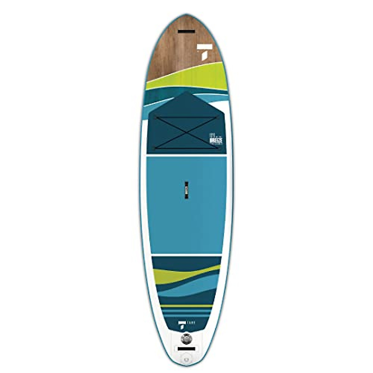 TAHE 10'6 Breeze Performer AIR Premium Inflatable SUP Paddleboard Package Complete with Paddle and Leash