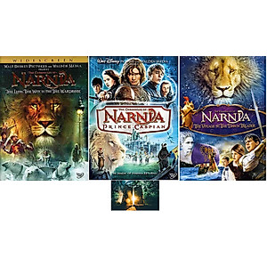 The Chronicles of Narnia Trilogy 1 2 3 (3 DVD SET, WS) Includes Glossy Print Rounded Edge 4.5 x 5.5 Inch Narnia Art Card