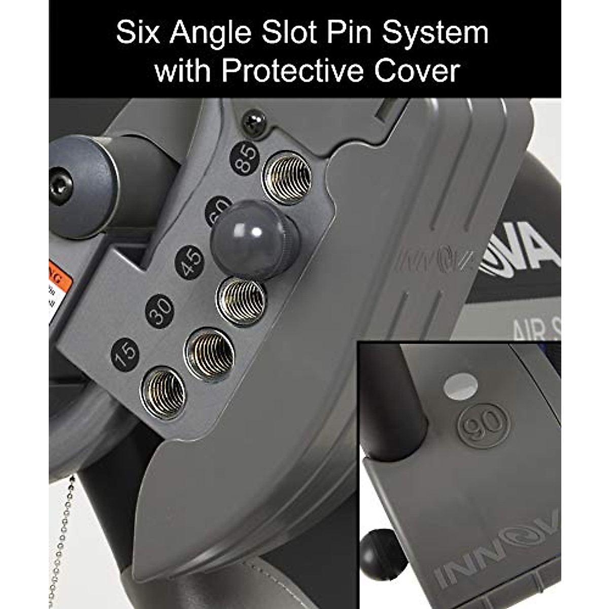 Innova ITX9900 Inversion Table with Air Lumbar Support, Black/Gray