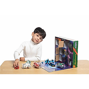 JOYIN 12 Days Christmas Advent Calendar with Cars Building Blocks 2023 Countdown Calendar with Robot Building Bricks 6-in-1 Toy Dinosaur Toy for Boys Kids Party Favors, Classroom Prizes, Xmas Gift