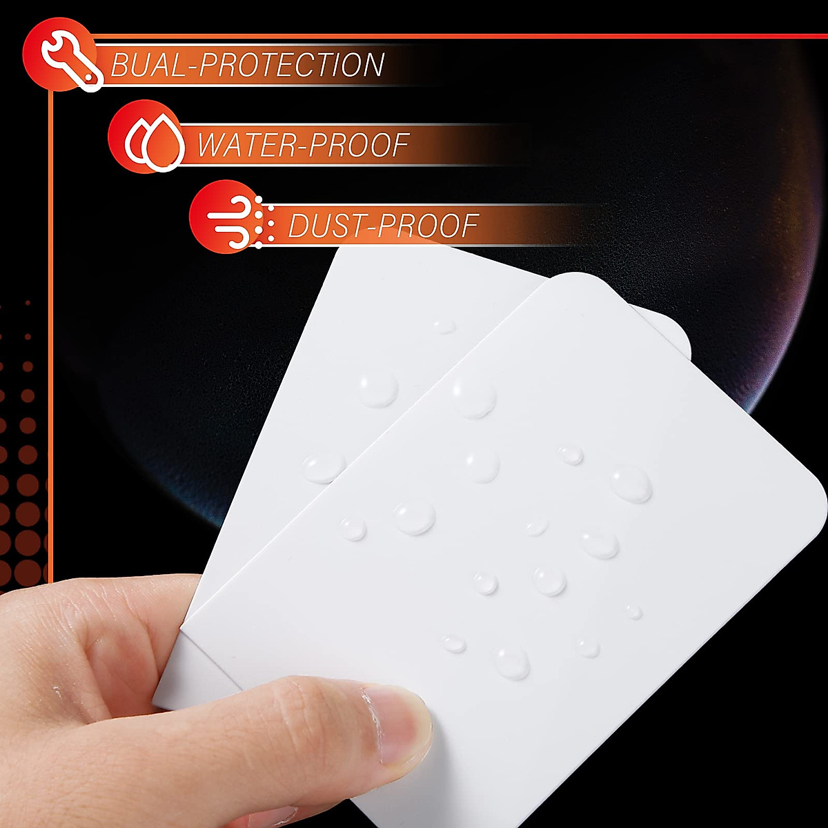 Yookeer Trading Card Divider Bulk Plastic Card Separators Baseball Card Dividers Blank Playing Card Divider for Storage Boxes Sports Cards Card Games(60 Pieces)