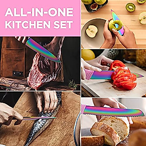 HAUSHOF Kitchen Knife Set 2PC Multifunctional Can Opener Set