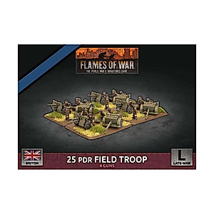 Flames of War: Late War British 25 PDR Field Troop (BBX63)