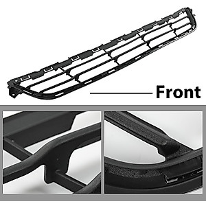 CHEDA Front Radiator Lower Grille, Compatible With 2013-2016 Ford Fusion/Mondeo, Bumper Black Grille Assembly