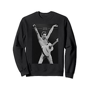 Freddie Mercury Official Live Arms Guitar Sweatshirt