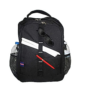 Boardingblue Under-Seat Backpack for Spirit, Frontier, American - Fits 18 x 13 x 8 Inches - Perfect Personal Item for Easy Air Travel - TSA Approved (Black)