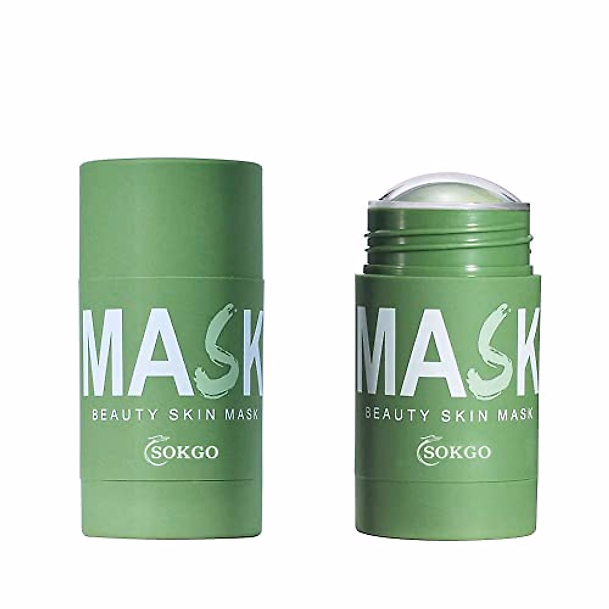 Eliversion Green Tea Purifying Clay Face Mask, Cleansing Mud Mask for Men and Women, Moisturizing Oil Control Shrink Remove Blackheads, Shrink Pores, Improve Skin Tone (Green Tea)