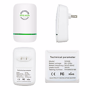 4 Pack Power Saver, Energy Saver, Household Power Saver, Power Saving and High Efficiency US Plug 90V-250V 30KW