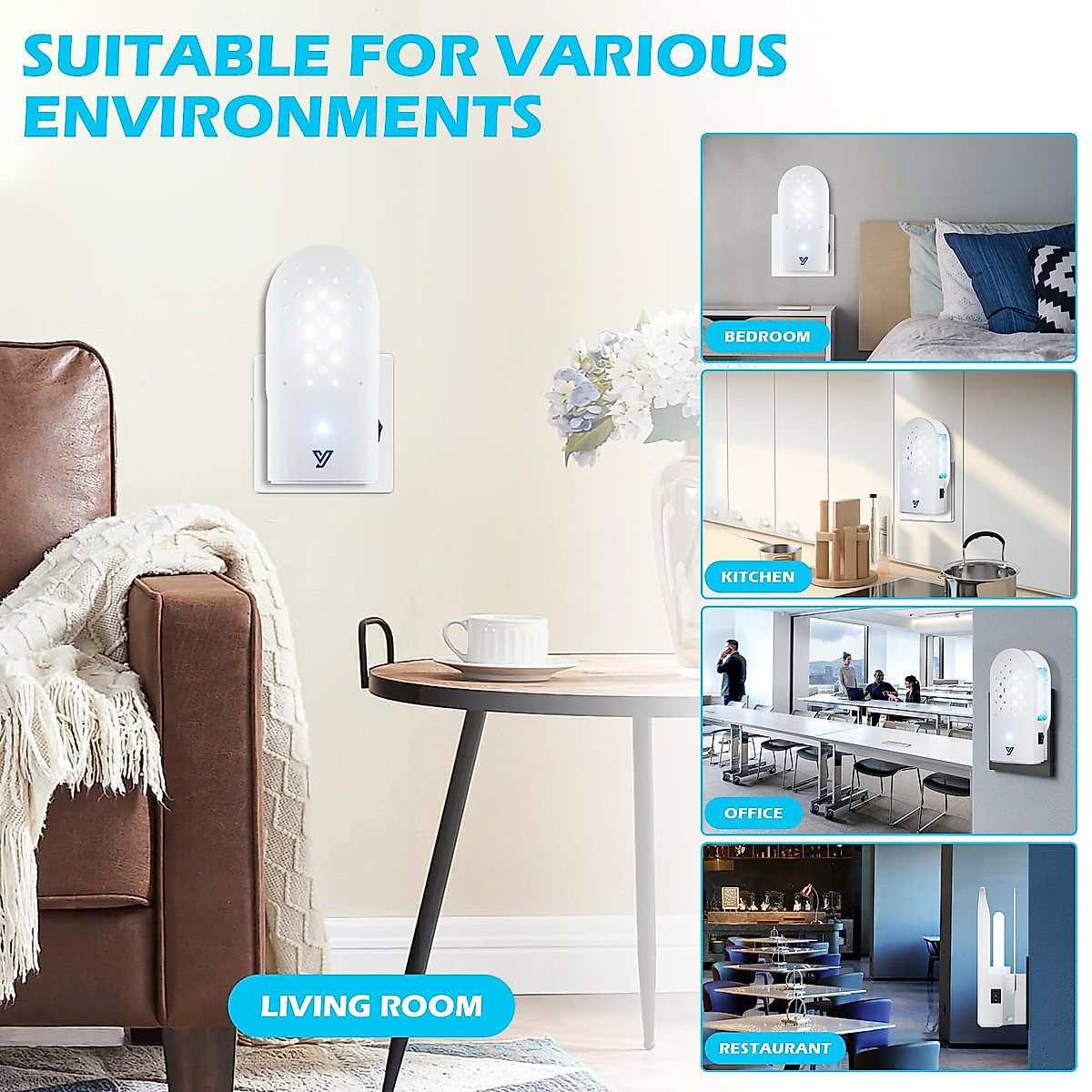 Electronic Flying Insect Trap 2 Pack Plug in Flea Fly Catcher Gnat Moth Bug Killer with Night Light UV Attractant and Sticky Boards for Home Office Garage