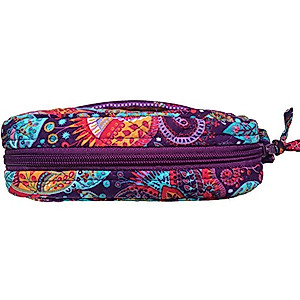 DIWI Quilted Bible Cover Extra Large Sizes 11.25 X 8.25 X 2.75 Inches Good Book Case (XL, C1 Purple Garden)