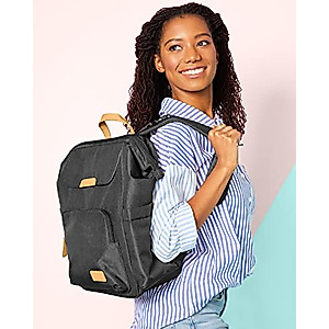 Simple Joys by Carter's Everyday Diaper Backpack, Black, One Size