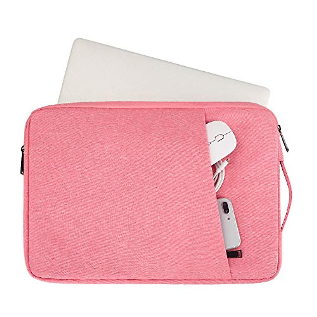 Graphics Drawing Tablet Carrying Case Sleeve for XP-Pen Deco 01 V2, Artist 12 Pro, Huion H610 Pro, Wacom Cintiq Pro 13, VEIKK A30 A50 (Pink)