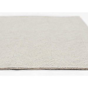Momeni Charles Wool Hand Tufted Contemporary Indoor Area Rug, Taupe, 8' X 10'