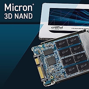 Crucial MX500 250GB 3D NAND SATA 2.5 Inch Internal SSD, up to 560MB/s - CT250MX500SSD1(Z)