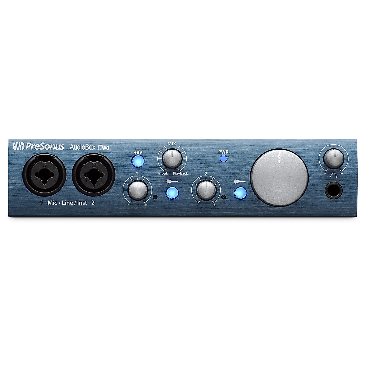 PreSonus AudioBox iTwo Studio USB 2.0 Recording Bundle with Interface, Headphones, Microphone and Studio One software