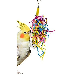 Bonka Bird Toys 1717 Shoo Shred Bird Toy Parrot Craft cage Cages Cockatiels Budgies parrotlets. Quality Product Hand Made in The USA.