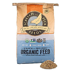 Scratch and Peck Feeds Organic Mini Pig Young Feed - 25-lbs - Certified Organic, Non-GMO Project Verified - 4005-25