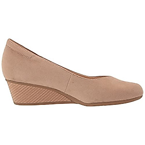 Dr. Scholl's Shoes Women's Be Ready Pumps, Taupe Microfiber, 7